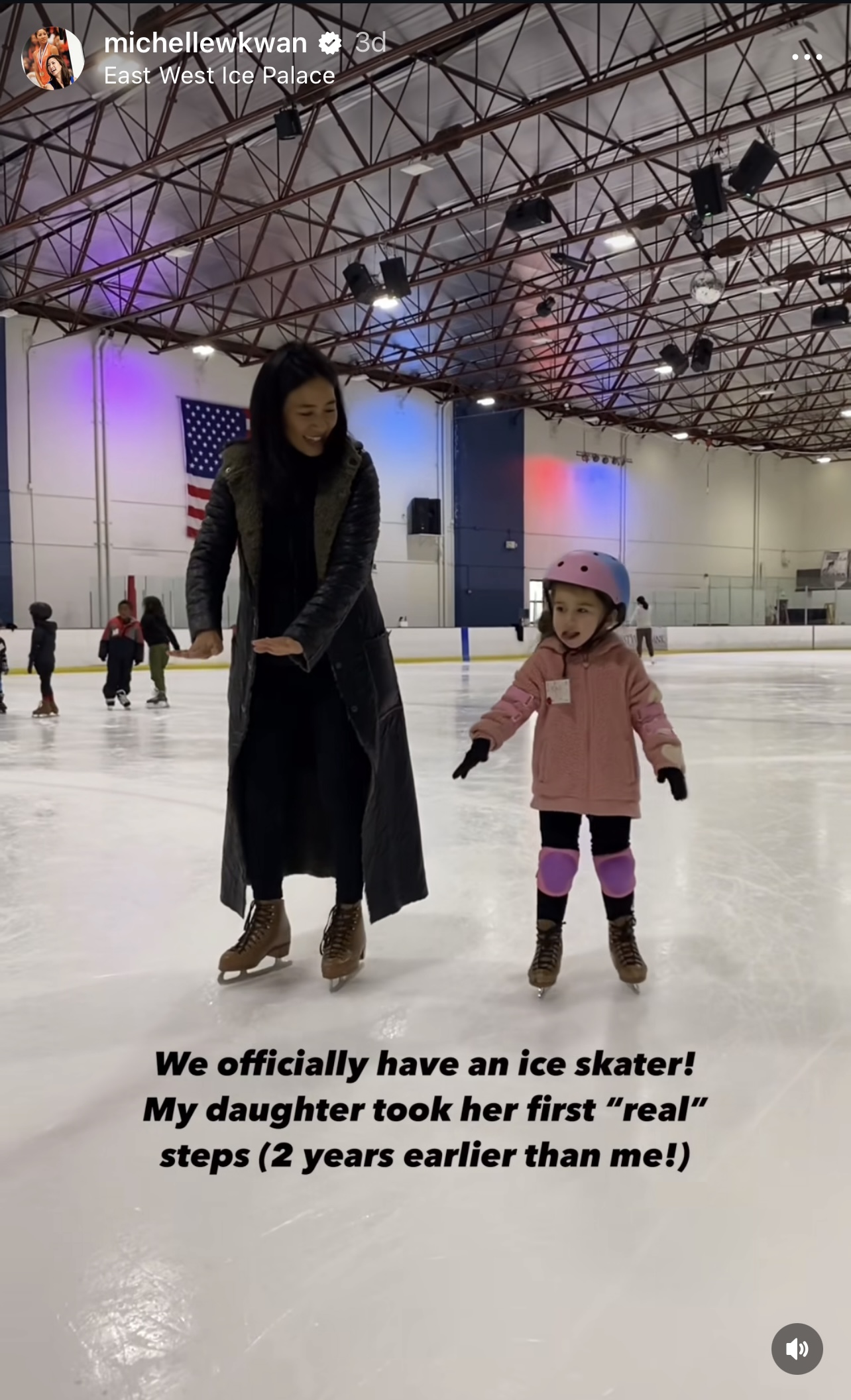 Michelle Kwan’s Daughter Kalista Takes Her First Ice Skating Steps: A New Legacy Begins - VSA Blog